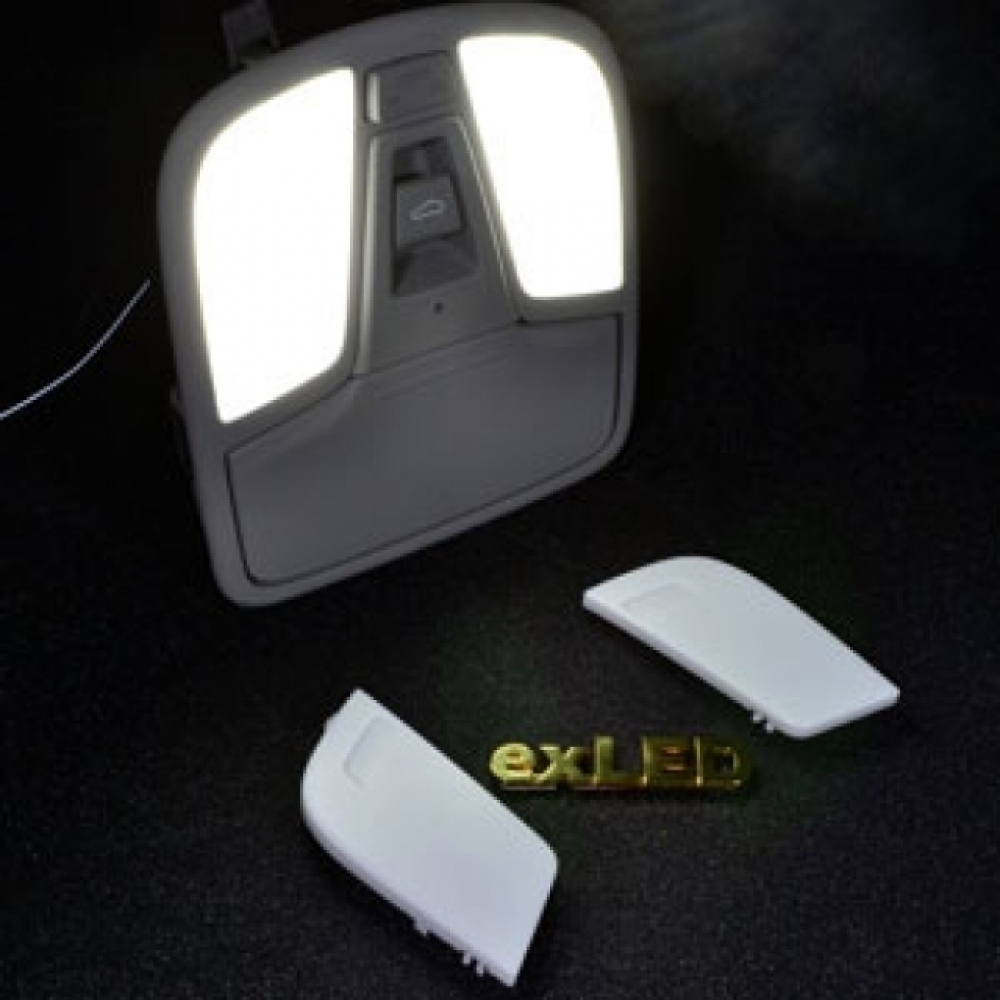 [재고한정]exLED K5,K7용 전방 실내등 교체형 면발광 커버 (좌우측 1대분) - 이엑스엘이디