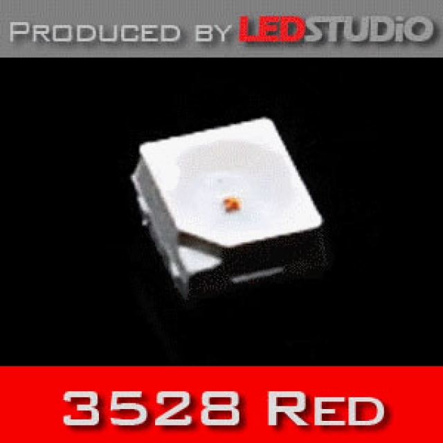 LEDSTUDiO SMD 3528 1Chip LED (@ 20mA) :: Red (1릴=2,000 EA) - 이엑스엘이디