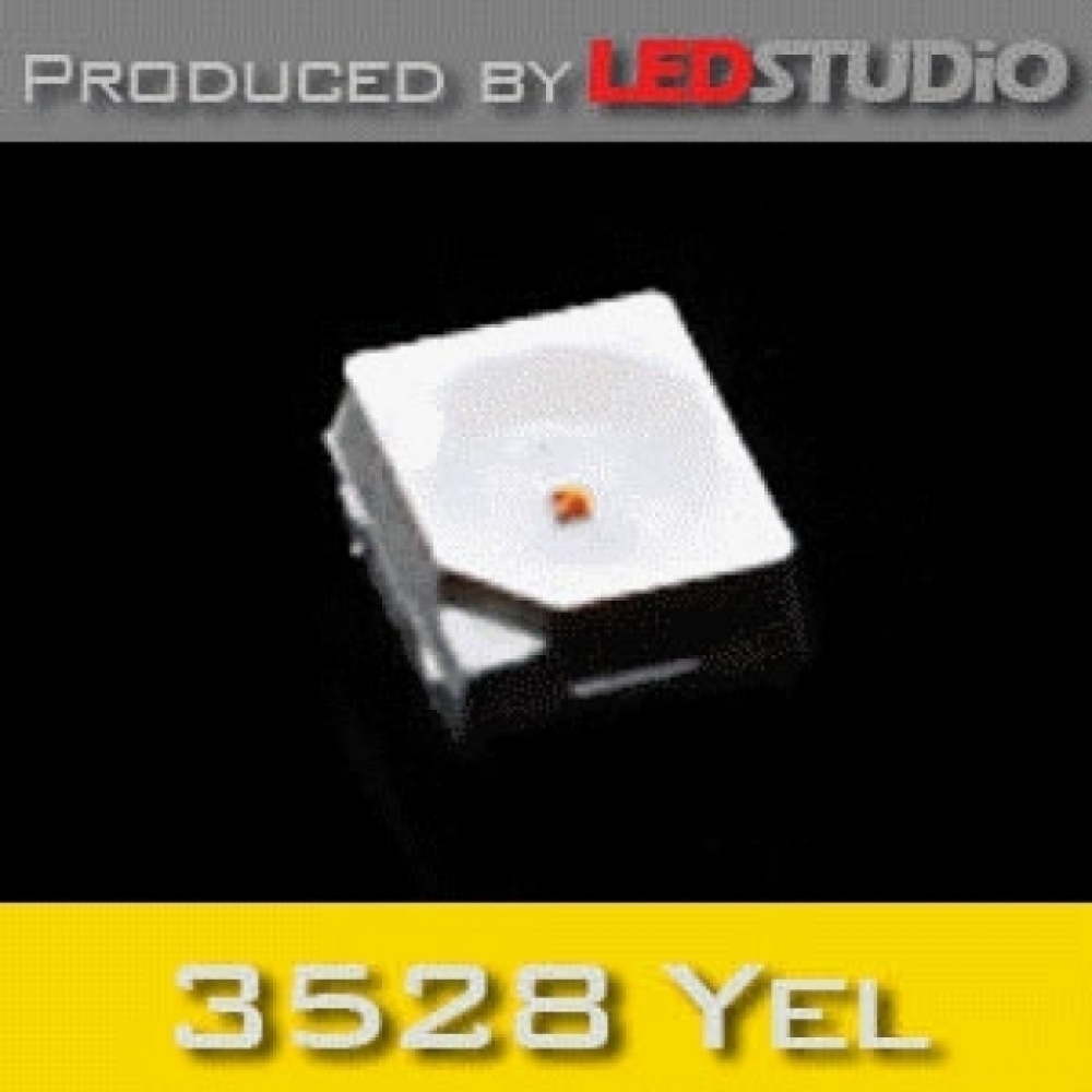 LEDSTUDiO SMD 3528 1Chip LED (@ 20mA) :: Yellow (1릴=2,000 EA) - 이엑스엘이디