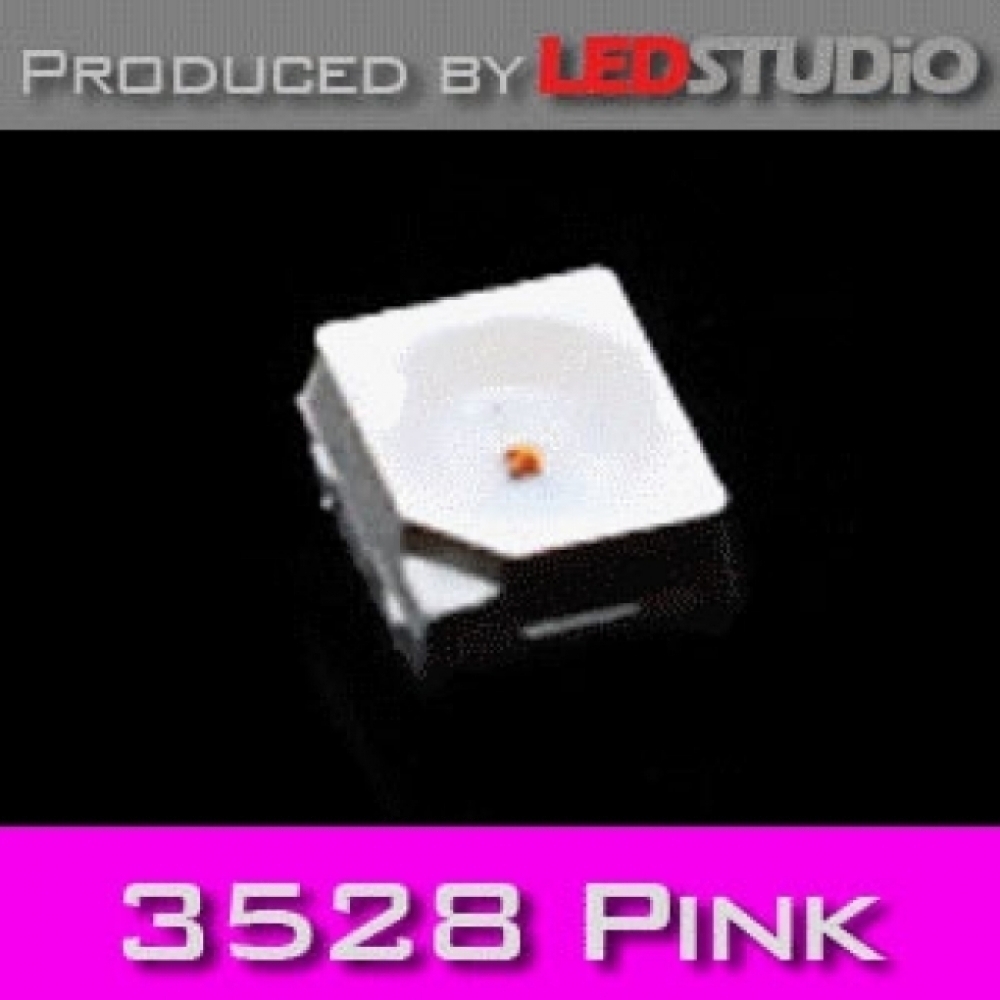 LEDSTUDiO SMD 3528 1Chip LED (@ 20mA) :: Pink (1릴=2,000 EA) - 이엑스엘이디