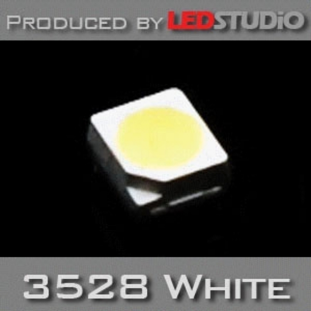 LEDSTUDiO SMD 3528 1Chip LED (@ 20mA) :: White 5000K (1 ea) - 이엑스엘이디