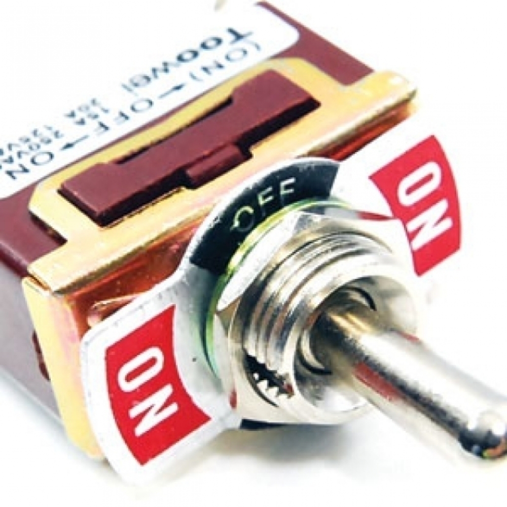 2단 토글 스위치 (T701D) (30mm) (상시ON - 스냅ON) - 이엑스엘이디