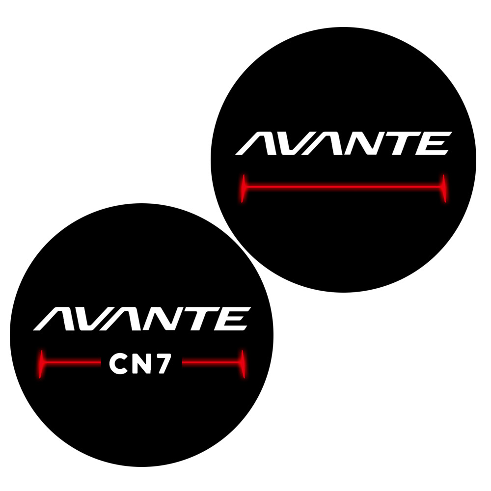 아반떼 CN7 7세대 매립형 LED 도어라이트 / 2개한세트 - 이엑스엘이디