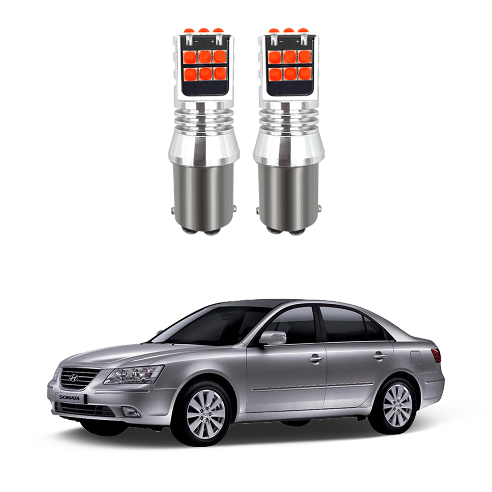 현대 NF소나타 (2004~2008년형) LED 브레이크등 미등 / 2개1세트 (S25 1157 3030) - 이엑스엘이디