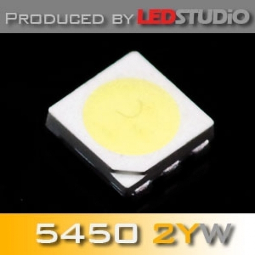 LEDSTUDiO 2COLOR SMD 5450 2YW LED (@ 40mA + 20mA) (옐로우2칩+화이트 7000K 1칩 ...