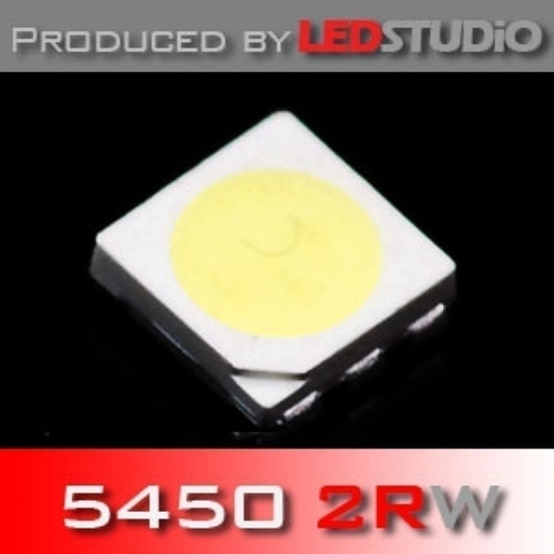 LEDSTUDiO 2COLOR SMD 5450 2RW LED (@ 40mA + 20mA) (레드2칩+화이트1칩) - 이엑스엘이디